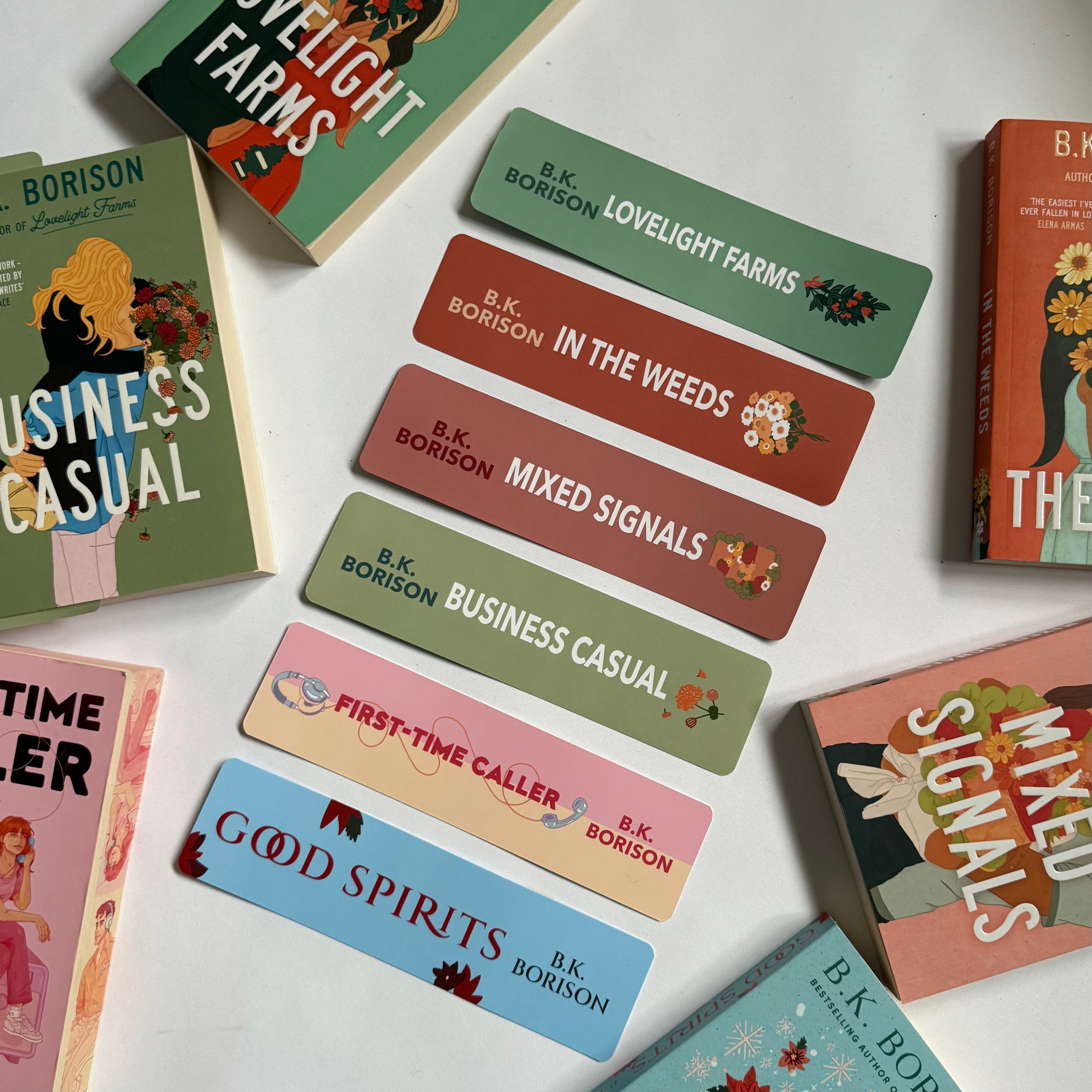 BK BORISON Lovelight Farms Bookmarks – Literature Stitches